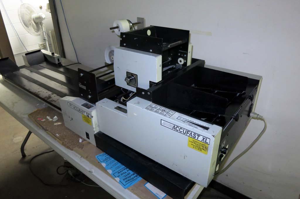 Lot #7: Accufast Tabbing System w/ XL Labeler Stamp Applier, QT Tabber ...